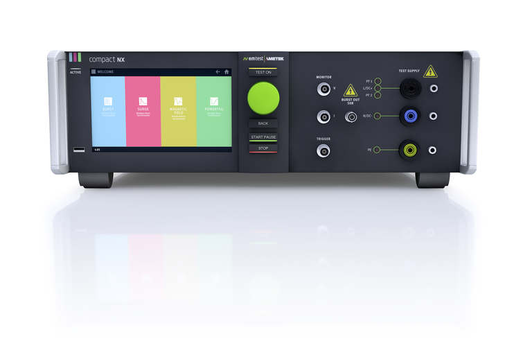 Multifunctional test generator for transients (EFT/Burst, Surge & Power ...